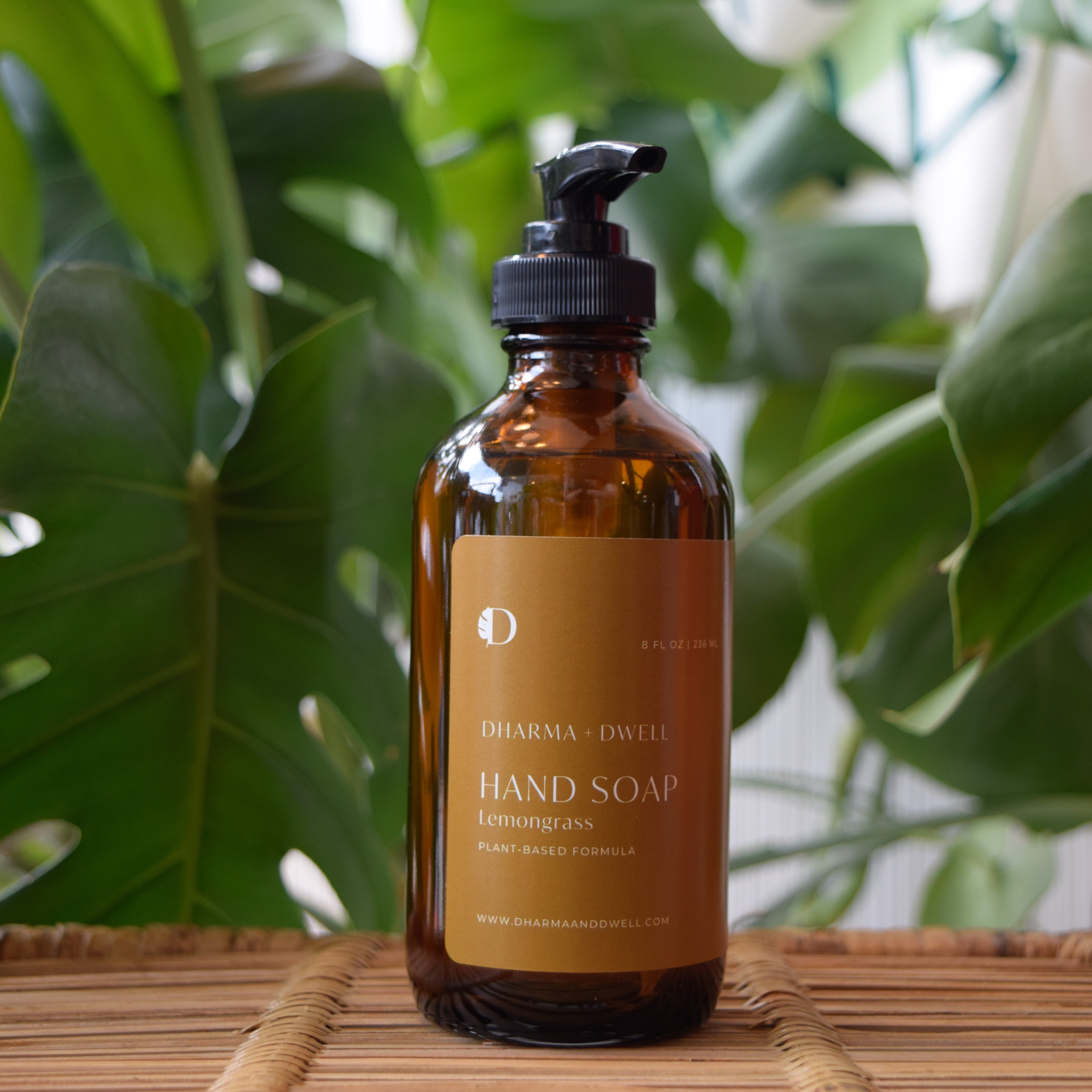 Hand Soap - Prefilled 8oz Amber Glass – Dharma + Dwell