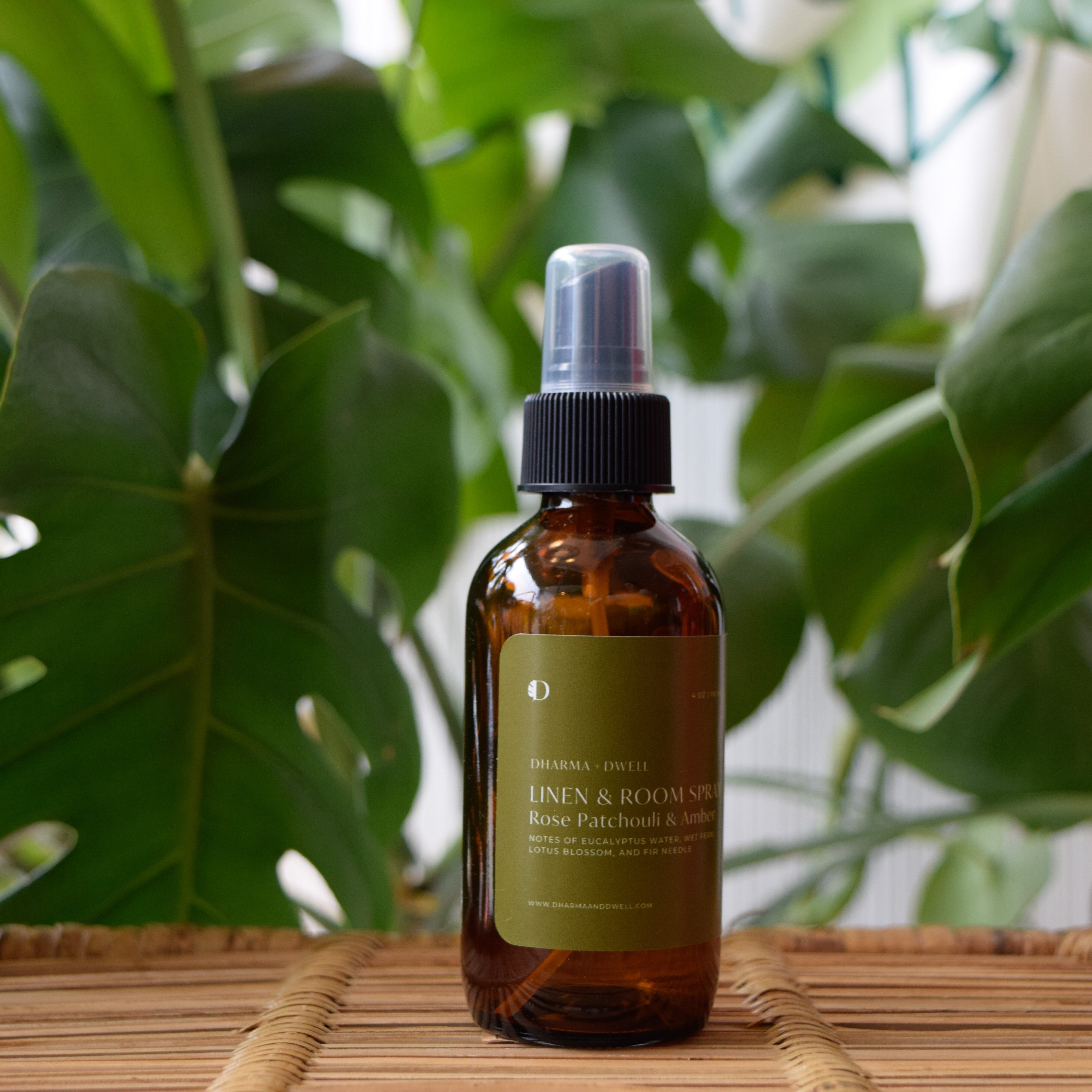 Room Spray - Prefilled 4oz Amber Glass – Dharma + Dwell